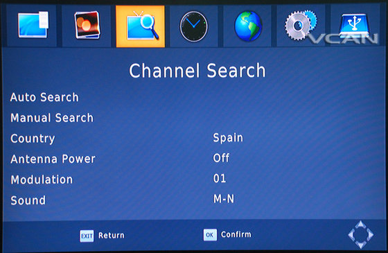 VCAN0870 ISDB-T MPEG4 digital tv receiver full segment HDMI out USB recorder