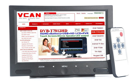 TM-7057 7 inch car Headrest or Stand monitor touch button