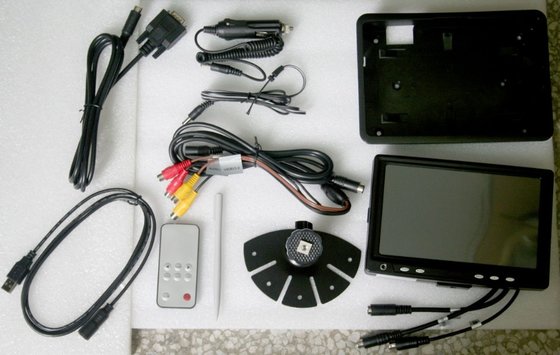 TM-0702 7 inch VGA AV Touch Screen POS TFT LCD Rear View Monitor