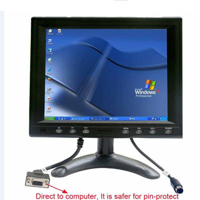 TM-8200 8 inch VGA touch panel screen lcd monitor display PC USB incar