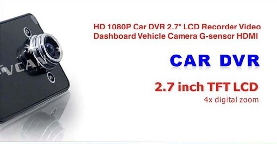 VCAN0833 Full HD 1080P digital car driving camera dash camera with 2.7 inch LCD display
