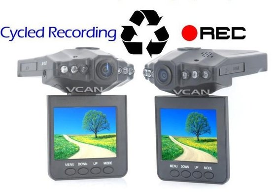 VCAN0014 Car HD DVR motion detection Cycle recorder for accident proof