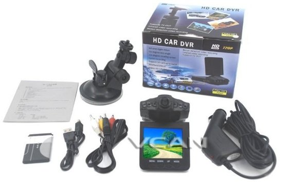 VCAN0014 Car HD DVR motion detection Cycle recorder for accident proof