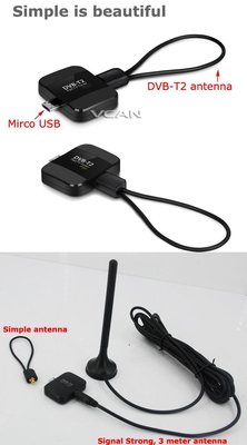 DVB-T2I Android DVB-T2 DVB-T TV receiver for Phone Pad Micro USB TV tuner