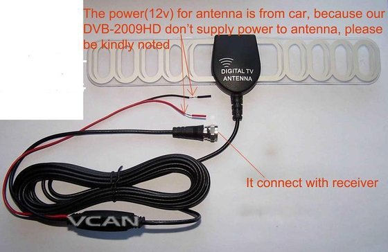ANT-003A Digital TV DVB-T antenna aerial built-in signal enlarger booster