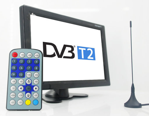 DVB-T29 9 inch portable DVB-T2 LCD TV monitor 2017 HD FTA Freenet H265 HEVC Codec