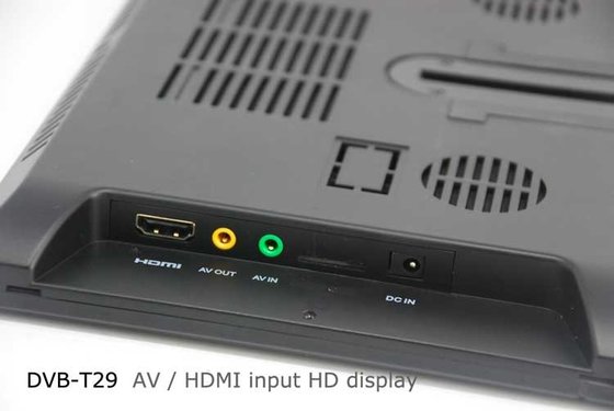 DVB-T29 9 inch portable DVB-T2 LCD TV monitor 2017 HD FTA Freenet H265 HEVC Codec