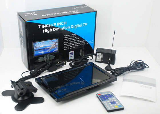 DVB-T29 9 inch portable DVB-T2 LCD TV monitor 2017 HD FTA Freenet H265 HEVC Codec