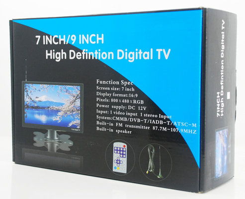DVB-T29 9 inch portable DVB-T2 LCD TV monitor 2017 HD FTA Freenet H265 HEVC Codec