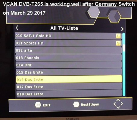 DVB-T265 Germany DVB-T2 DVB-T H.265 HEVC car tv receiver box for Auto Mobile High Speed from China 2 Tuner 2 Antenna