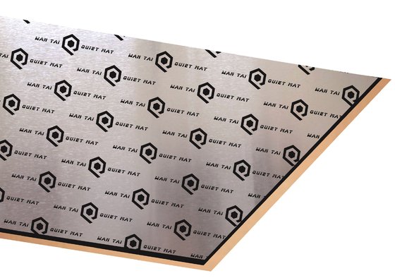 0.1mm Silver Aluminum Car Floor Sound Deadening , Quiet Car Sound Deadening