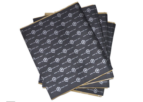 White Butyl Sound Deadening Mats For Cars , Noise Isolation With Black Closed - Cell Foam