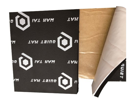 High Strength Silicone Car Self Adhesive Sound Deadener , Butyl Based Sound Deadening Material