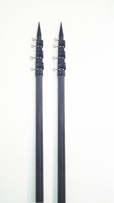 Anti - Pulling Out Carbon Fiber Fishing Pole , 15 Foot Fishing Boat Outriggers