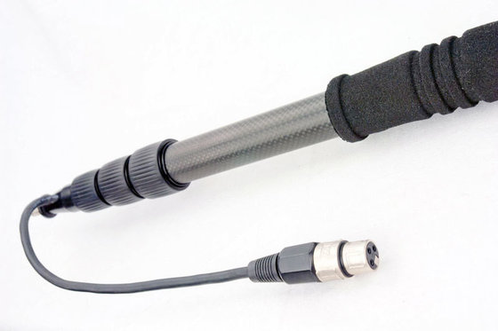 12FT retractable carbon fiber microphone boom pole for Shotgun Mic