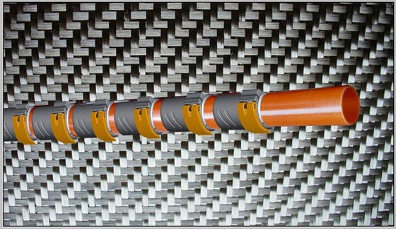 25ft Carbon Fibre window cleaning telescopic pole extendable pole