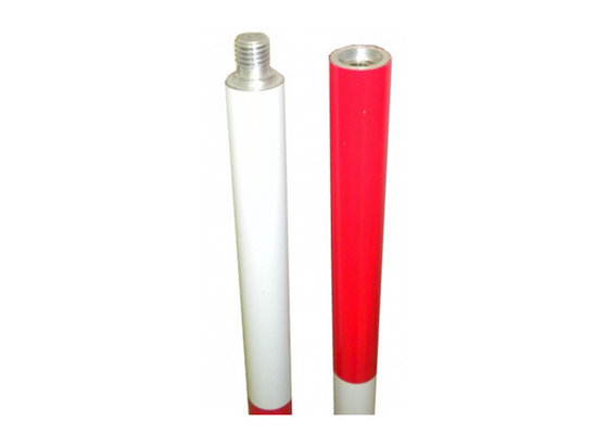 2 meter carbon fiber GPS survey pole carbon fiber prism pole orange / white color