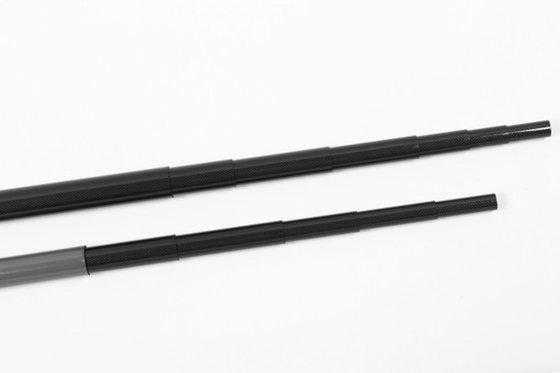 retractable 15ft carbon fiber double rigged outrigger for offshore fishing