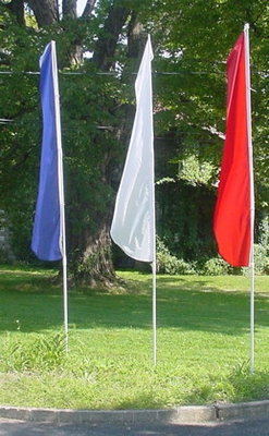 UV resistance telescoping fiberglass flag pole Adjustable flagpole 9ft