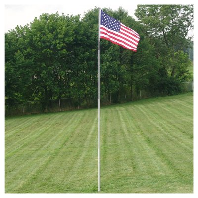 4 - section 16FT fiberglass flag pole replacement fiberglass poles