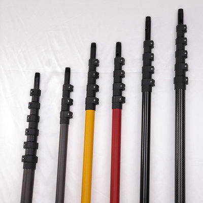 Window Cleaner Lightweight Telescopic Pole / High Rigidity 50 Ft Telescopic Pole