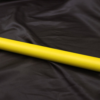 Solid High Pressure Fiberglass Round Tube 10mm Buffed Surface Blue Cone