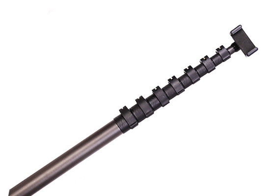 25 Foot Carbon Fiber Camera Pole Jib Black Surface High Corrosion Resistance