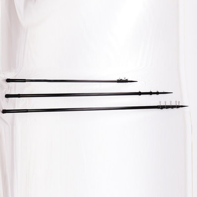 High Strength Carbon Fiber Outrigger Poles / Sport Telescopic Fibreglass Pole