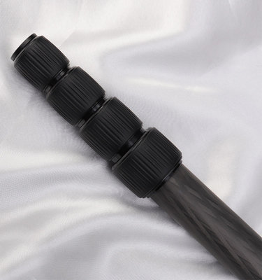 Microphone 10 Ft Telescoping Pole , Extendable Carbon Fiber Boom Pole