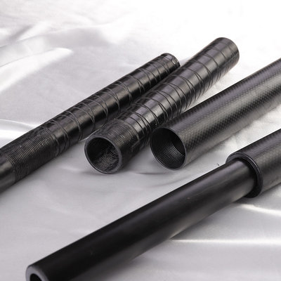 Anti UV Fishing Outrigger Poles / Durable Yacht Boat Carbon Fiber Pole