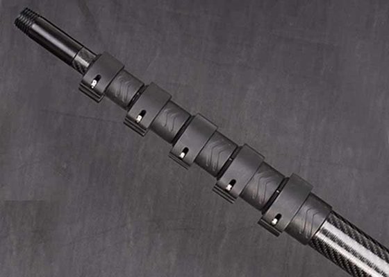 3k glossy twill large diameter light weight carbon fiber adjustable tube