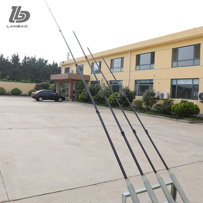 45 Foot Fiberglass Telescoping Antenna Mast Pole For Radio , Top Load About 3kg