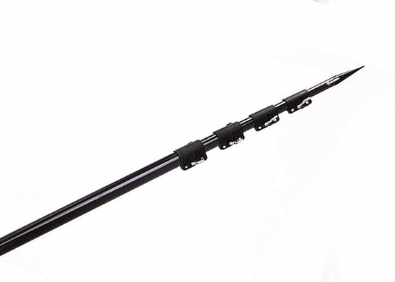 Good Resilience Carbon Fibre Pipe , Small Boats Telescoping Carbon Fiber Pole
