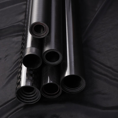 Customized 3K Matte Glossy Carbon Fiber Telescopic Extension Tubing
