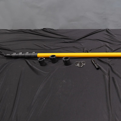 Glossy 10m Round Carbon Telescopic Pole For Solar Panel Cleaning