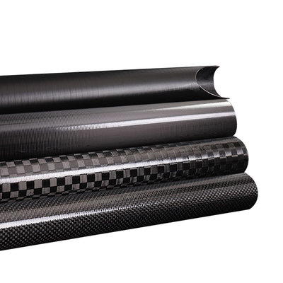 Triangle Epoxy Resin OEM / ODM Carbon Fiber Piping