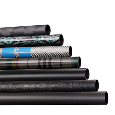 Triangle Epoxy Resin OEM / ODM Carbon Fiber Piping