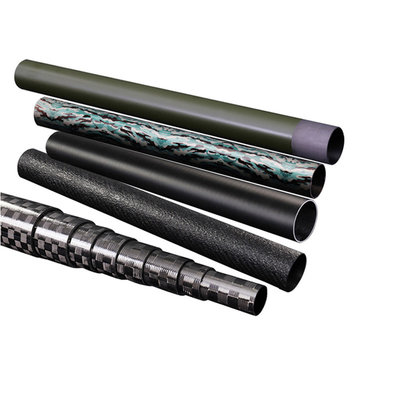 Twill Plain Woven Fabric OEM ODM Carbon Fiber Pipe