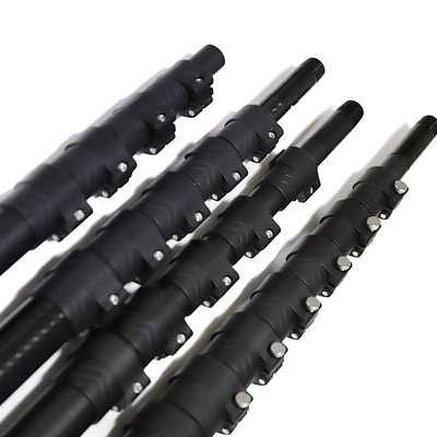 Glossy Finish Carbon Fiber Telescopic Pole