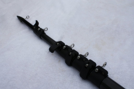22ft UV stable carbon fiber Telescopic Poles for trolling fishing / telescopic outriggers