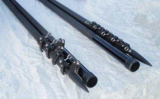 22ft UV stable carbon fiber Telescopic Poles for trolling fishing / telescopic outriggers