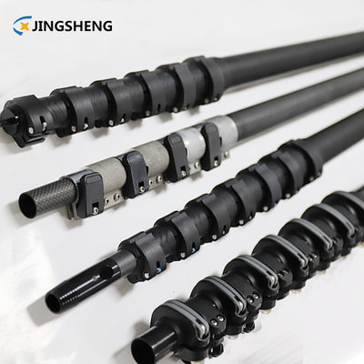 12m fiberglass telescopic carbon fiber cleaning pole