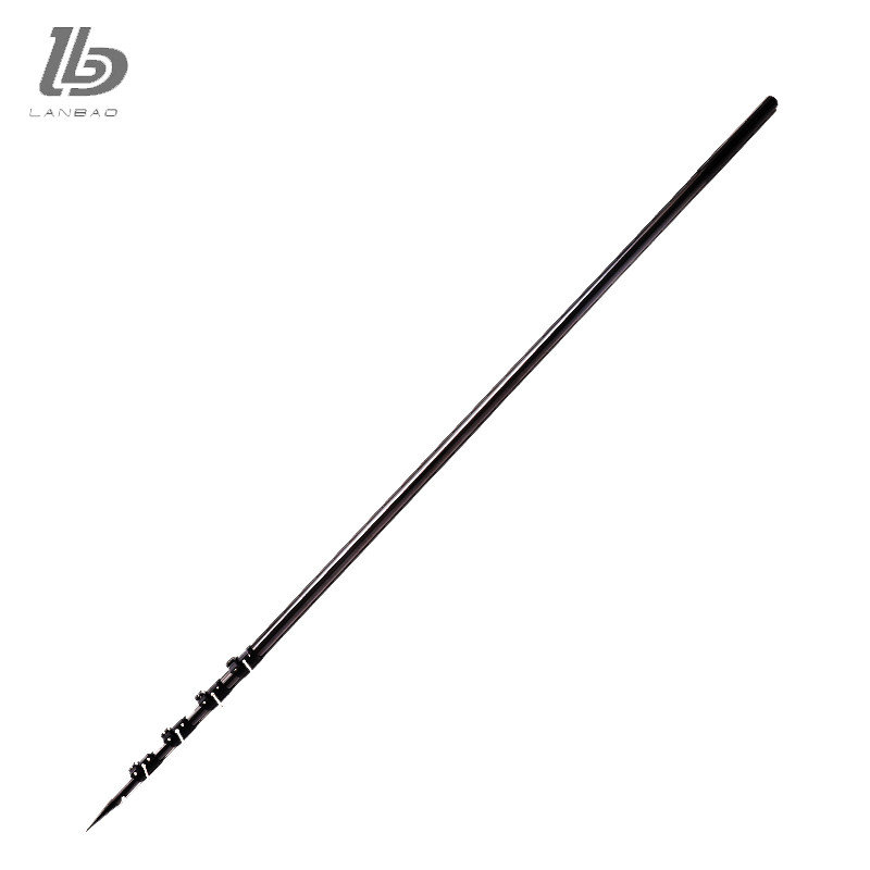 Telescopic 20 Ft Telescoping Pole , Light Low Flexibility 1" - 1/2" OD End