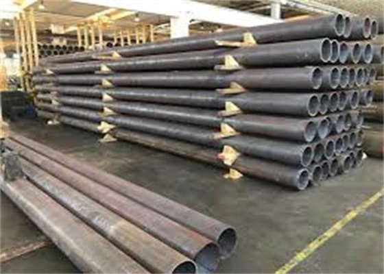 ASTM 30mm Seamless Steel Tube Red Color Varnish Painting Surface
