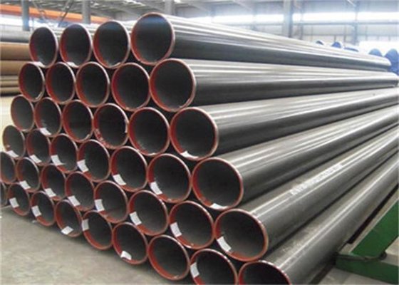 30mm Red Seamless Steel Pipe , Schedule 80 Steel Pipe Customized Size