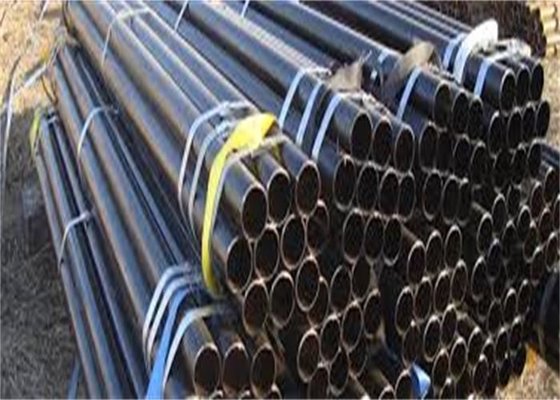 Black Carbon Steel Welded Pipe Wall Thickness 1.5-30mm OEM Service