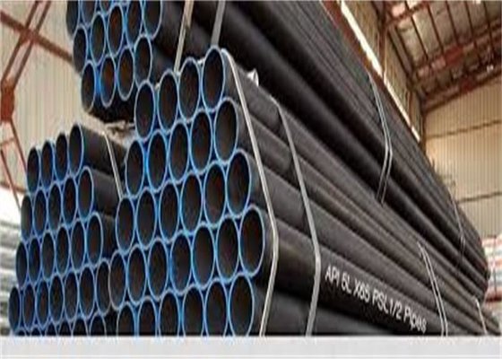 Black Carbon Steel Welded Pipe Wall Thickness 1.5-30mm OEM Service