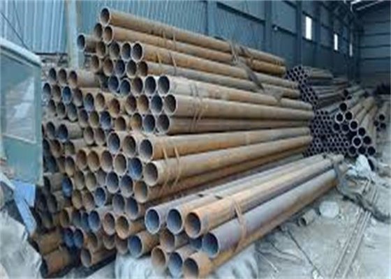 ISO Standard Carbon Steel Pipe , Large Dia Steel Pipe Thickness 2.77-12.7mm