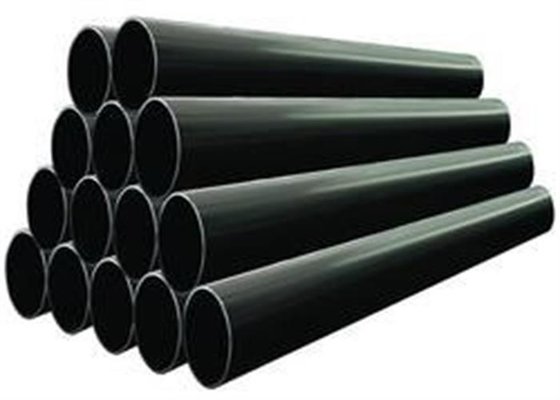 35mm Black Steel Tube , Black Steel Gas Pipe Hot Rolled Technique