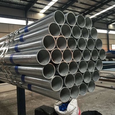 Welding Black Steel Pipe Thickness 1.2mm-20mm Galvanized Surface Treatment
